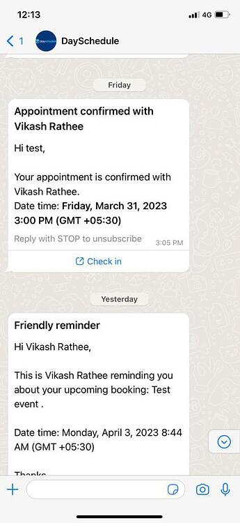 How to create custom WhatsApp template for appointment reminders ...