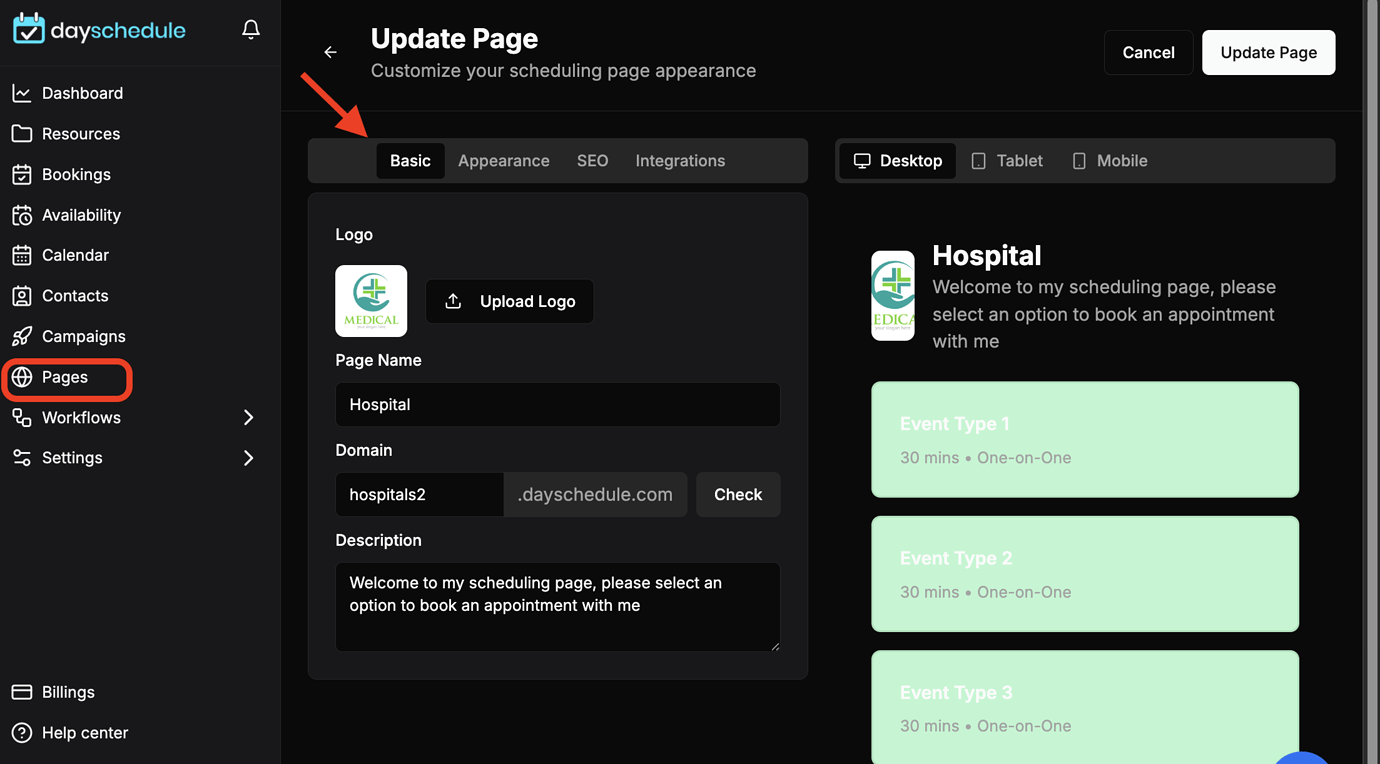 How to create patient appointment booking system for doctors - DaySchedule